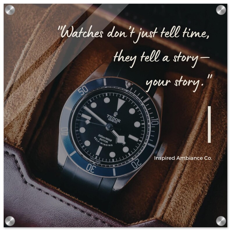 Watch Wall Decor Time Wall Art Inspirational Home Office Wall Decor ...