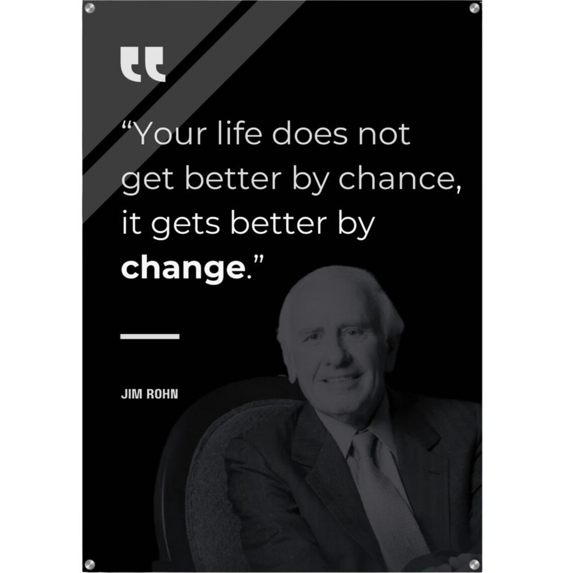Jim Rohn Motivational Quotes Office Inspirational Wall Art Motivation ...