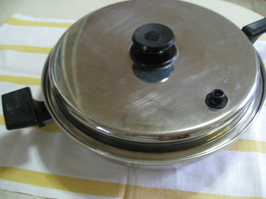 Mid Century Royal Prestige Heavy Duty 18/8 Stainless Steel Skillet, 60s ...