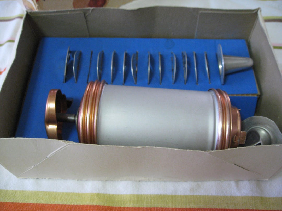 Mid Century Mirro Cookie Press Set, Copper, Original, Spritz Cookies, W ...