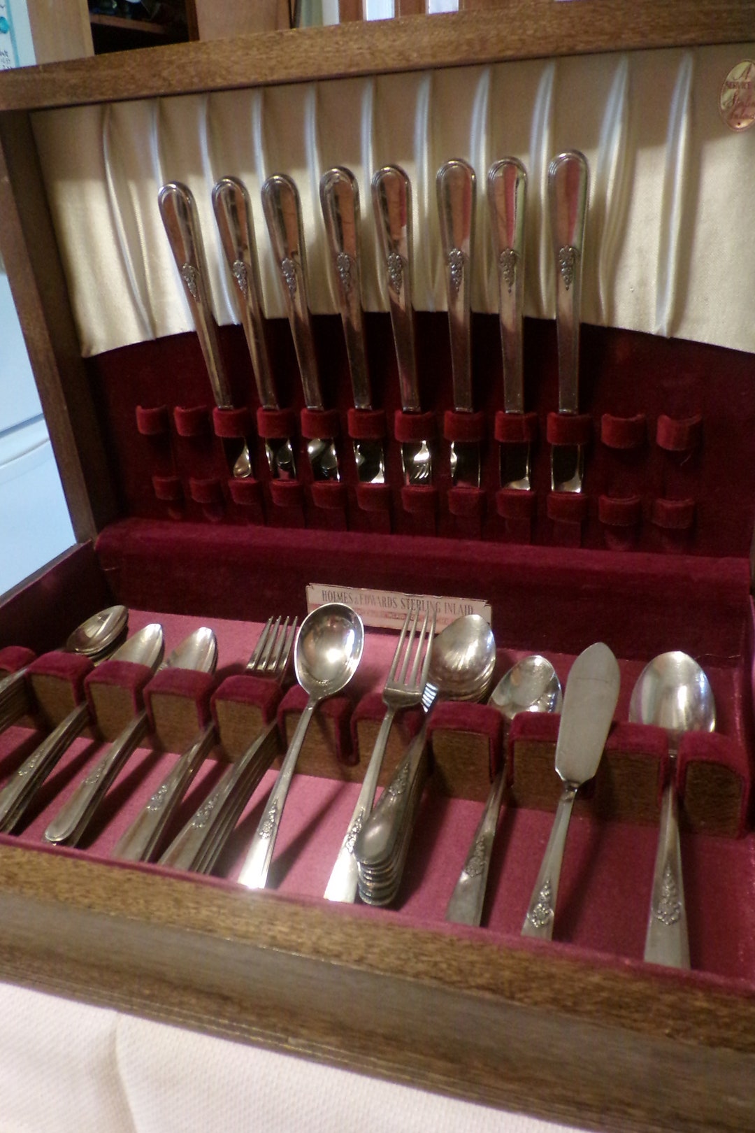 Art Deco Holmes Edwards, Youth Pattern, 47 Pc Silver Plated Flatware ...