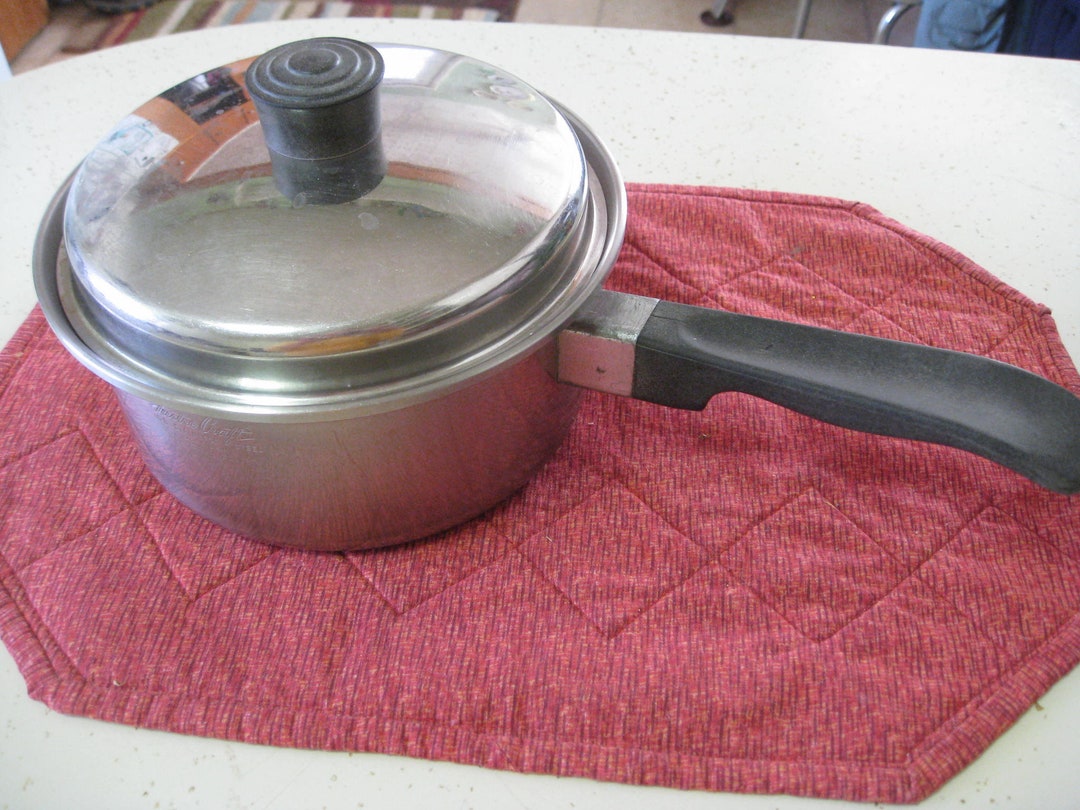 2 Qt 18-8 Lustre Craft Sauce Pan, Stainless Steel, 3 Ply, Stainless ...