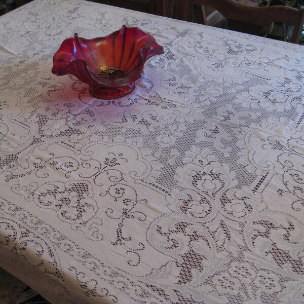 Quaker Lace Tablecloth - Etsy