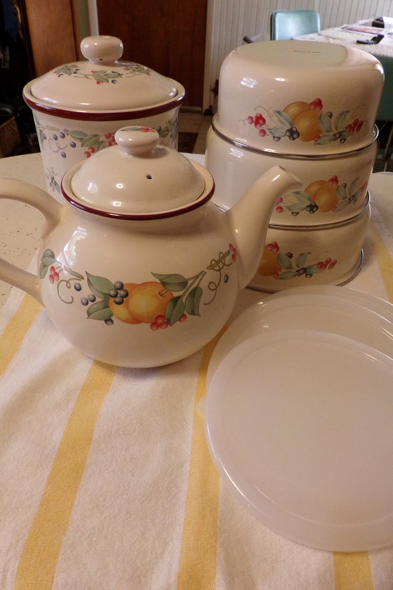 Vintage Corning Ware Abundance Corelle Coordinates Teapot | Etsy