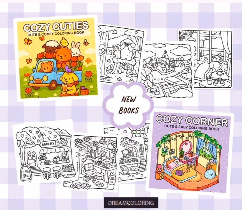 Coco Wyo Cute Coloring Book Bundle, 200+ Pages (PDF & PNG) - Etsy