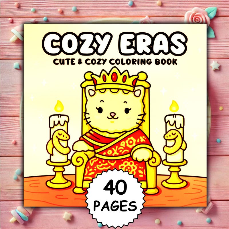 Cozy Eras Coloring - Etsy