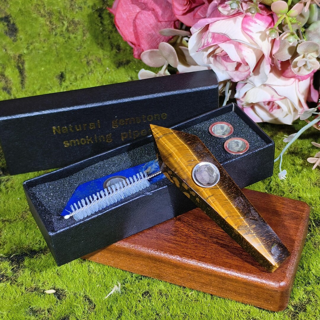Handmade Crystal Smoking Pipe Tools: Unique Metaphysical Gift for ...