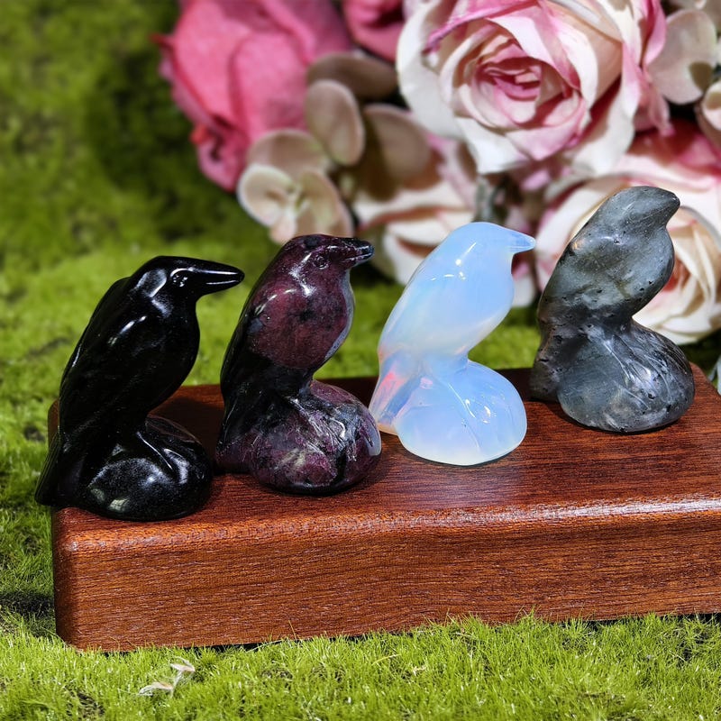 Raven Sculpture - Etsy