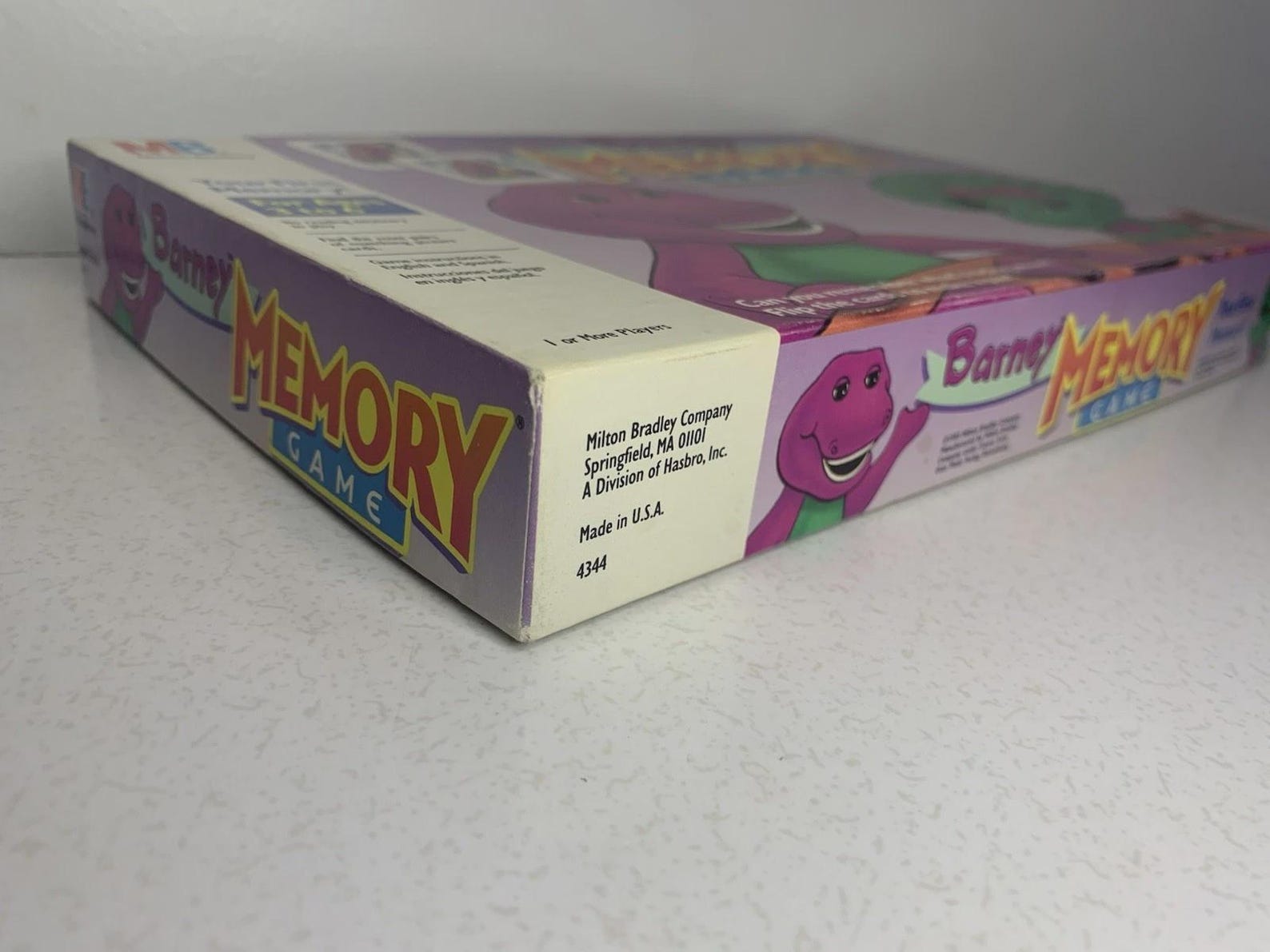 Vintage BARNEY Memory Game 1993 Milton Bradley BABY BOP 72 Play Cards ...