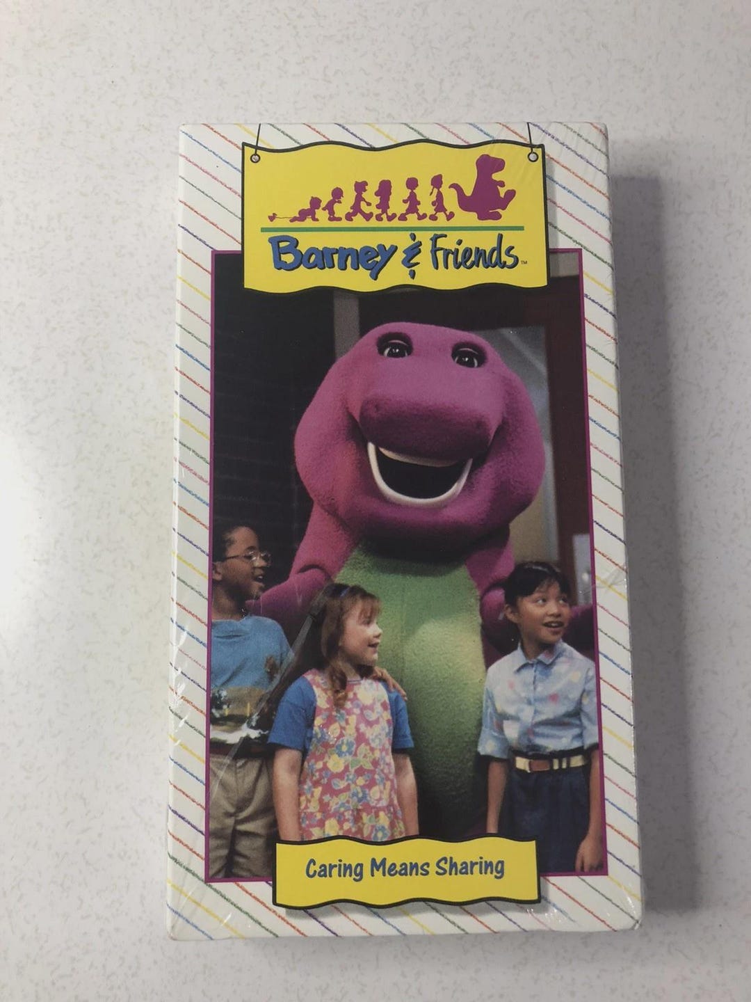 Brand New Barney Friends: Caring Means Sharing VHS Tape 1992 Lyons ...