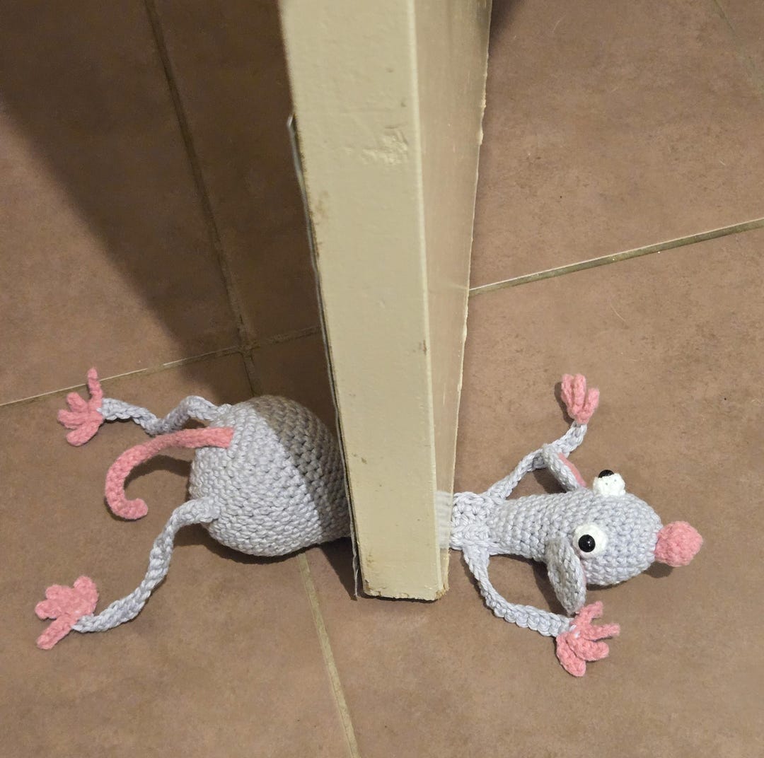 Squashed Rat Door Stopper - Etsy