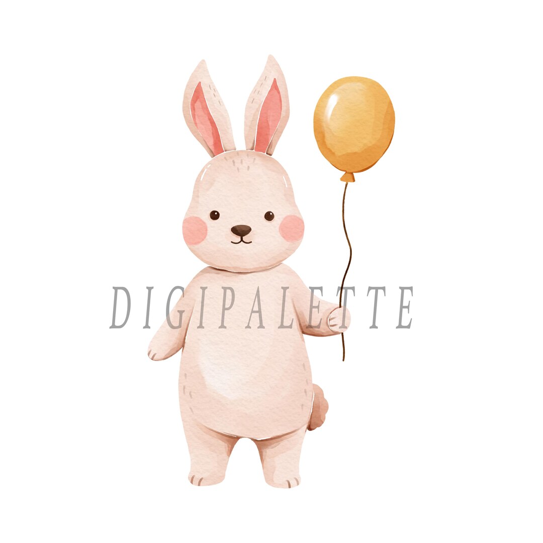 Cute Rabbit Carrot Clipart Bundle Easter Rabbit PNG SVG Spring Bunnies ...