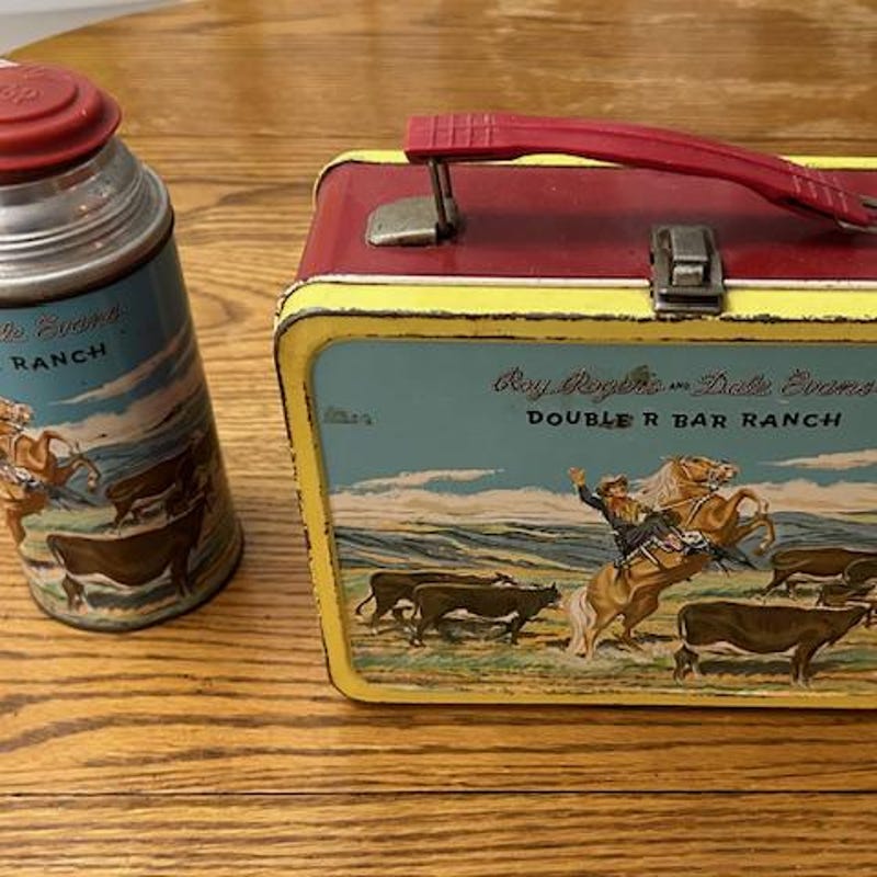 1950s Lunch Box - Etsy
