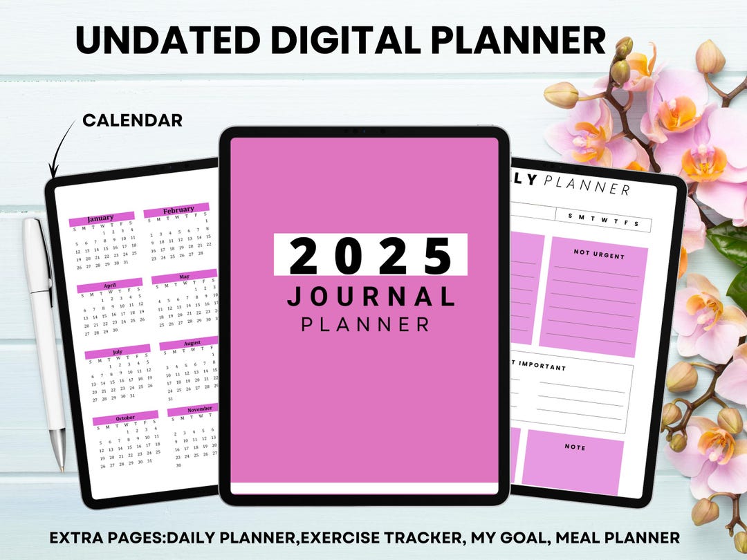 2025 Journal Bundle, Printable Journal Set, New Year Journal, 2025 ...