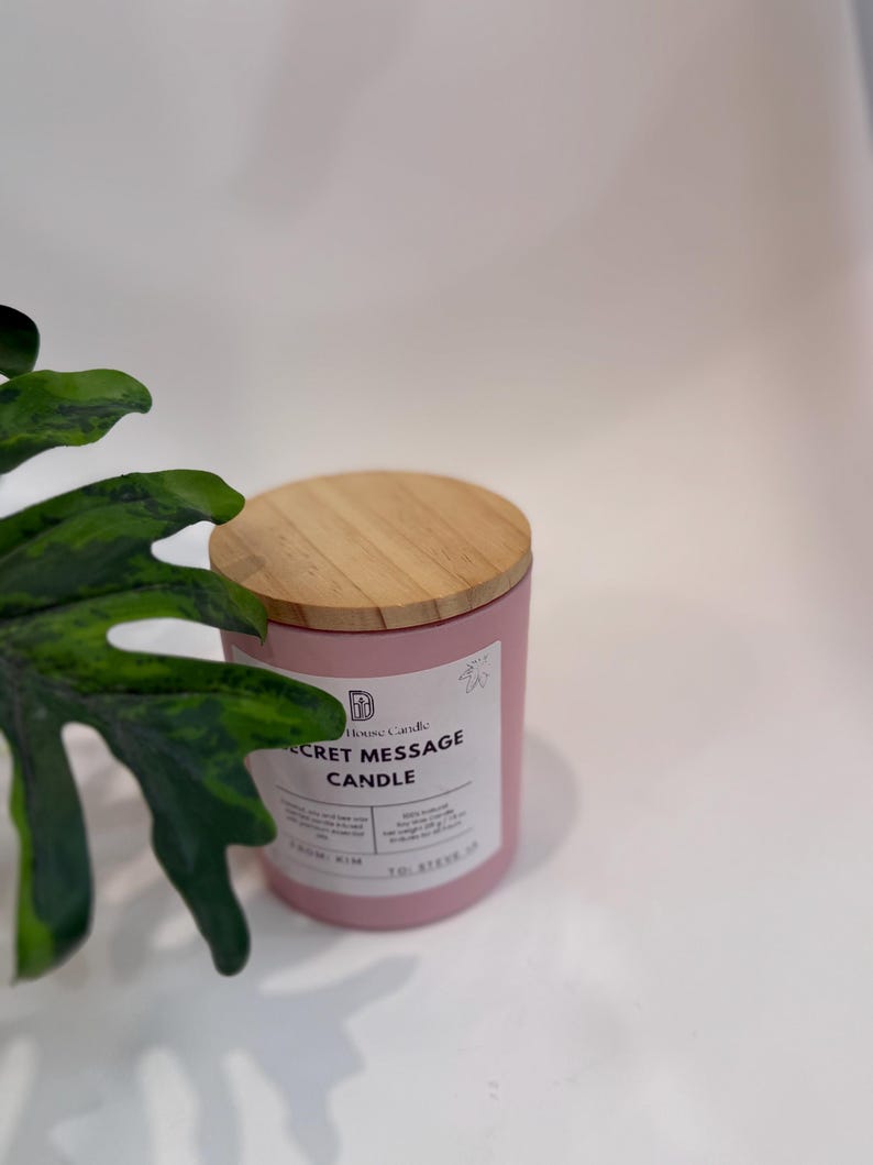 Secret Message Candle – Personalized Hidden Note | Multiple ...