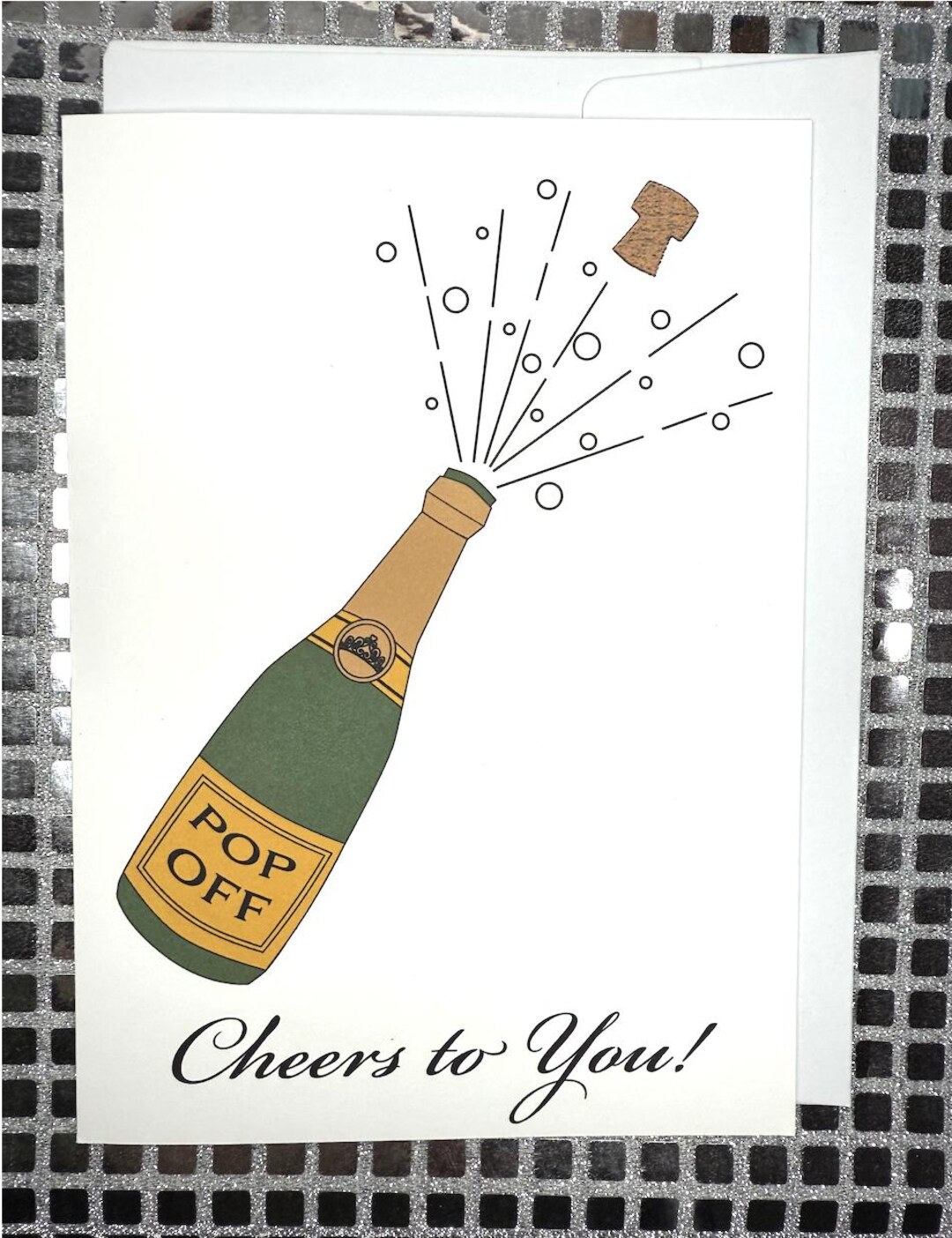 Pop Off! Cheers to You – Digital Download Celebration Card | Unhinged ...