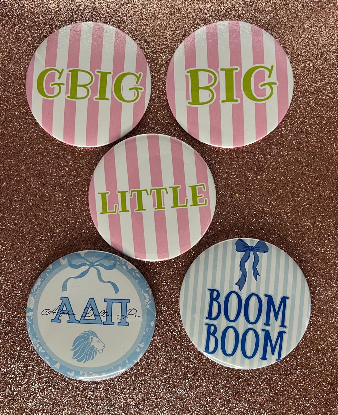 3” Sorority Buttons | Custom Designed Buttons | Can Be Personalized ...
