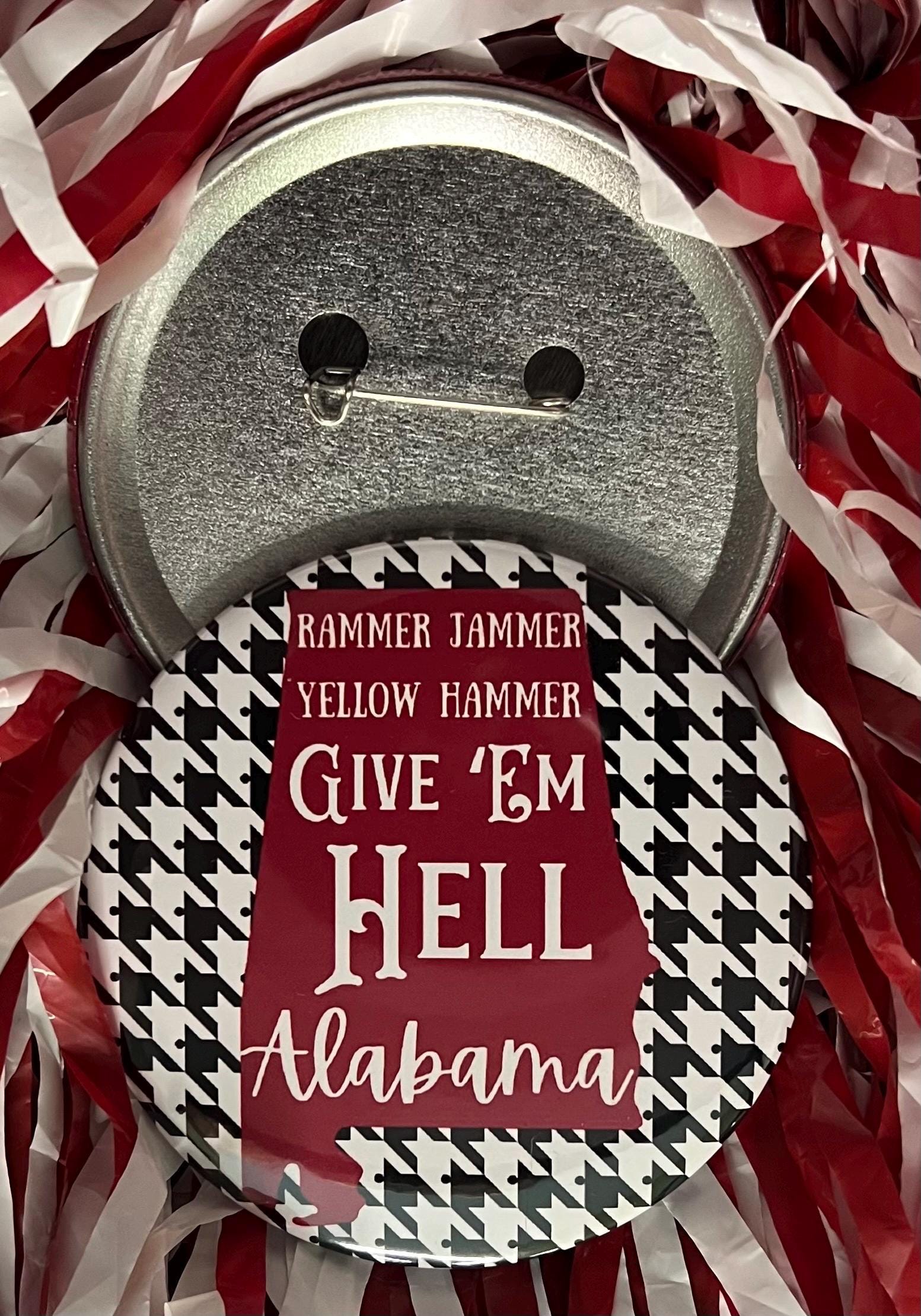 3” Gameday Buttons | UA | University of Alabama | Roll Tide | Crimson ...