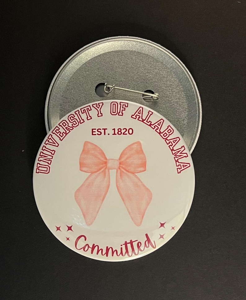 3” Gameday Buttons | UA | University of Alabama | Roll Tide | Crimson ...
