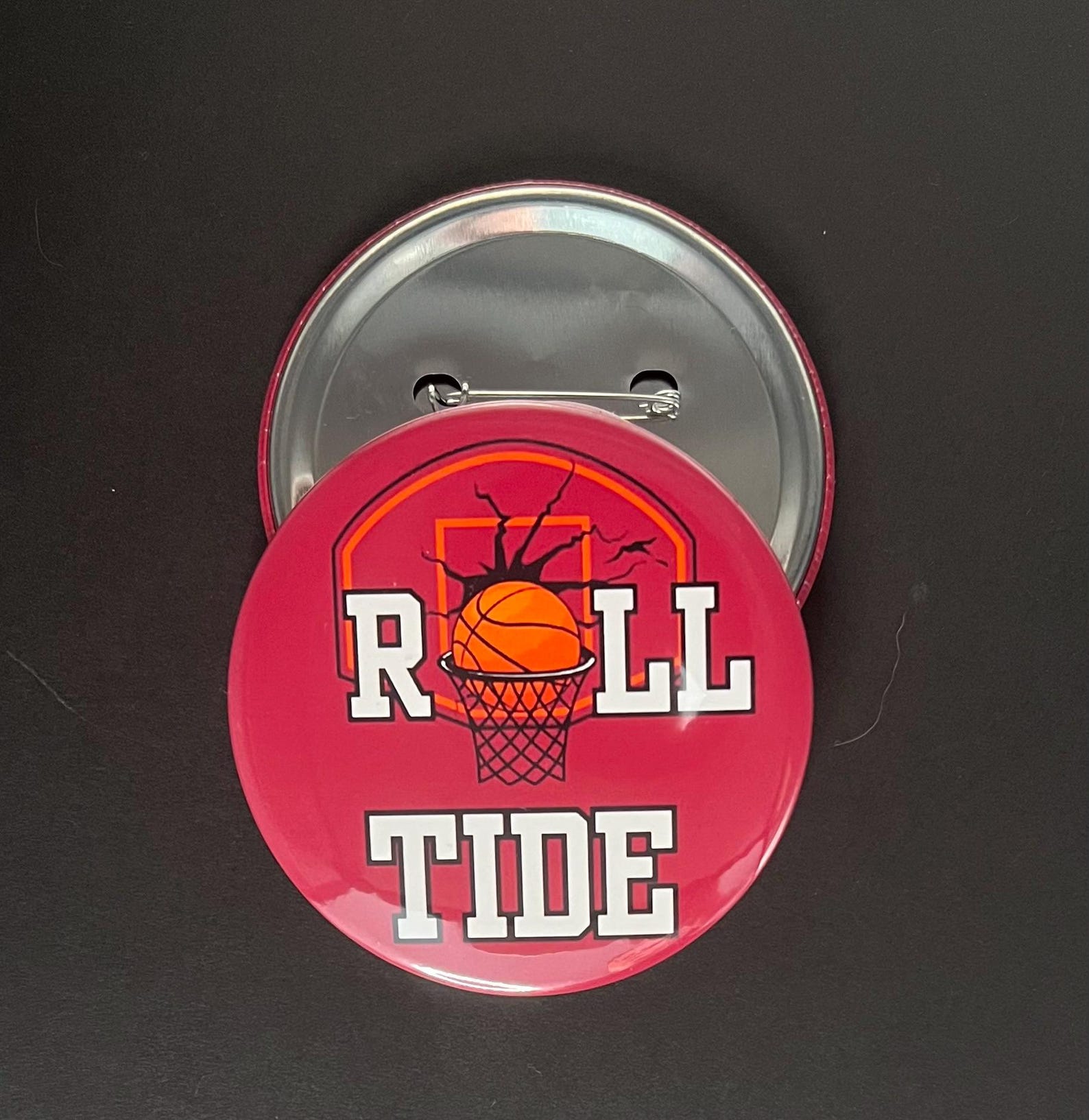 3” Gameday School Spirit Buttons University of Alabama Roll Tide Lank ...