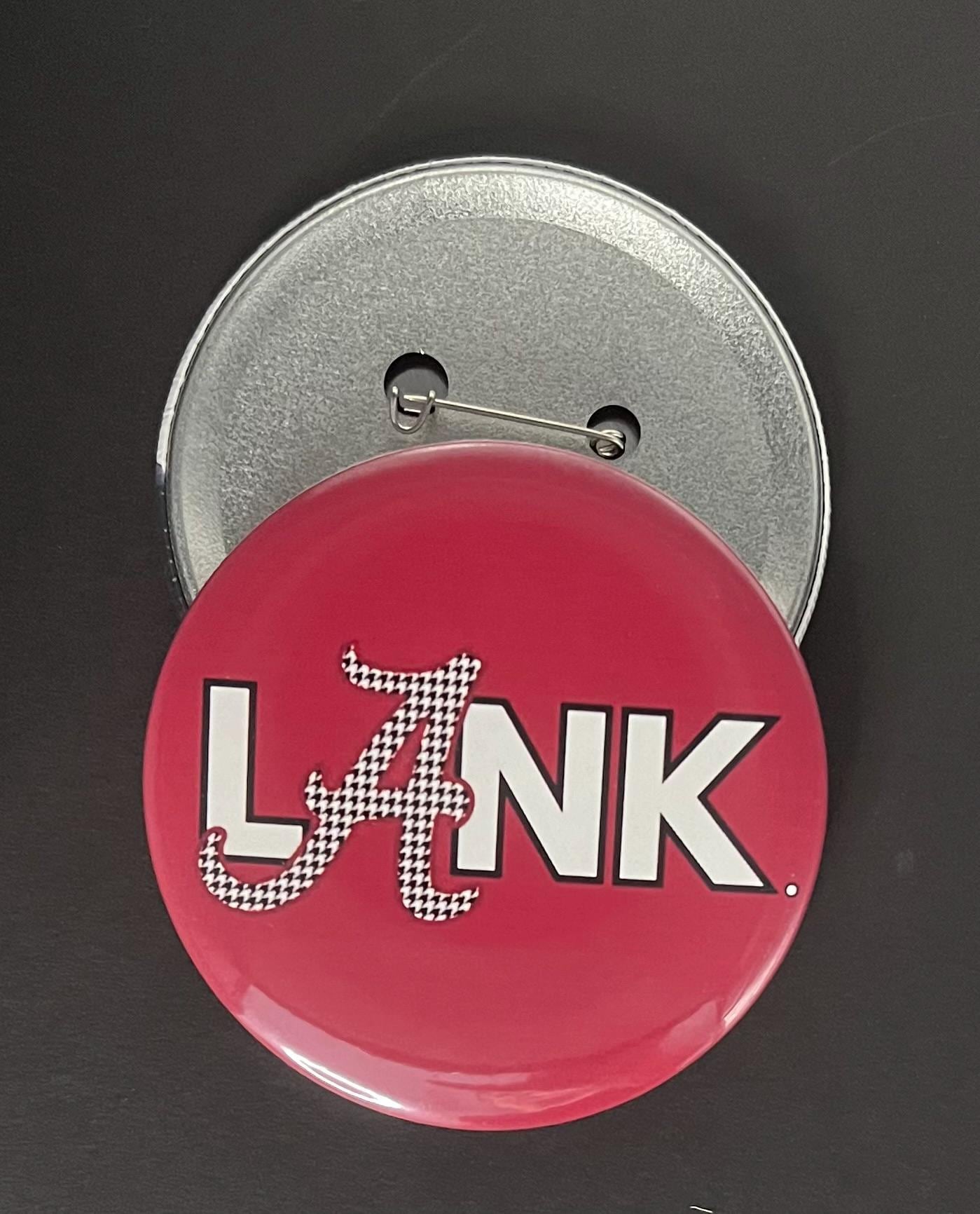 3” Gameday School Spirit Buttons University of Alabama Roll Tide Lank ...