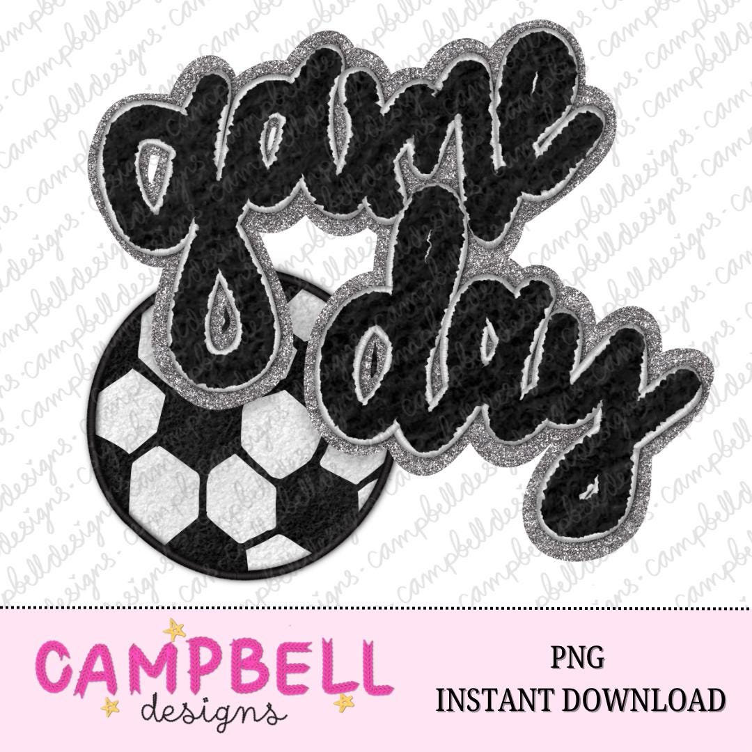 Game Day Soccer Digital Design Instant Download Png Sublimination Dtf ...