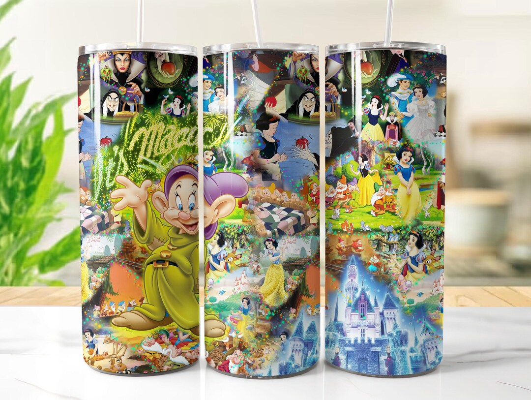 Dopey Dwarf 20oz Skinny Tumbler PNG, Dlsney Cartoon Mouse & Friends ...