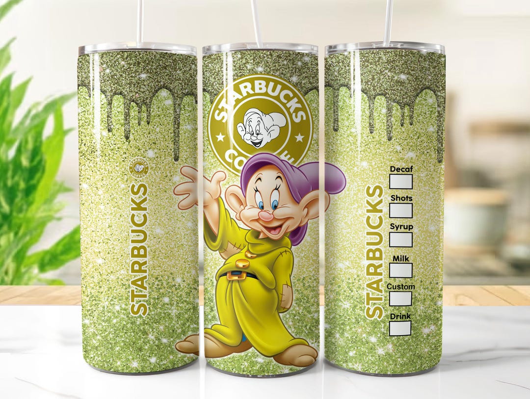 Grumpy Dwarf 20oz Skinny Tumbler PNG, Dlsney Cartoon 20oz Tumbler ...