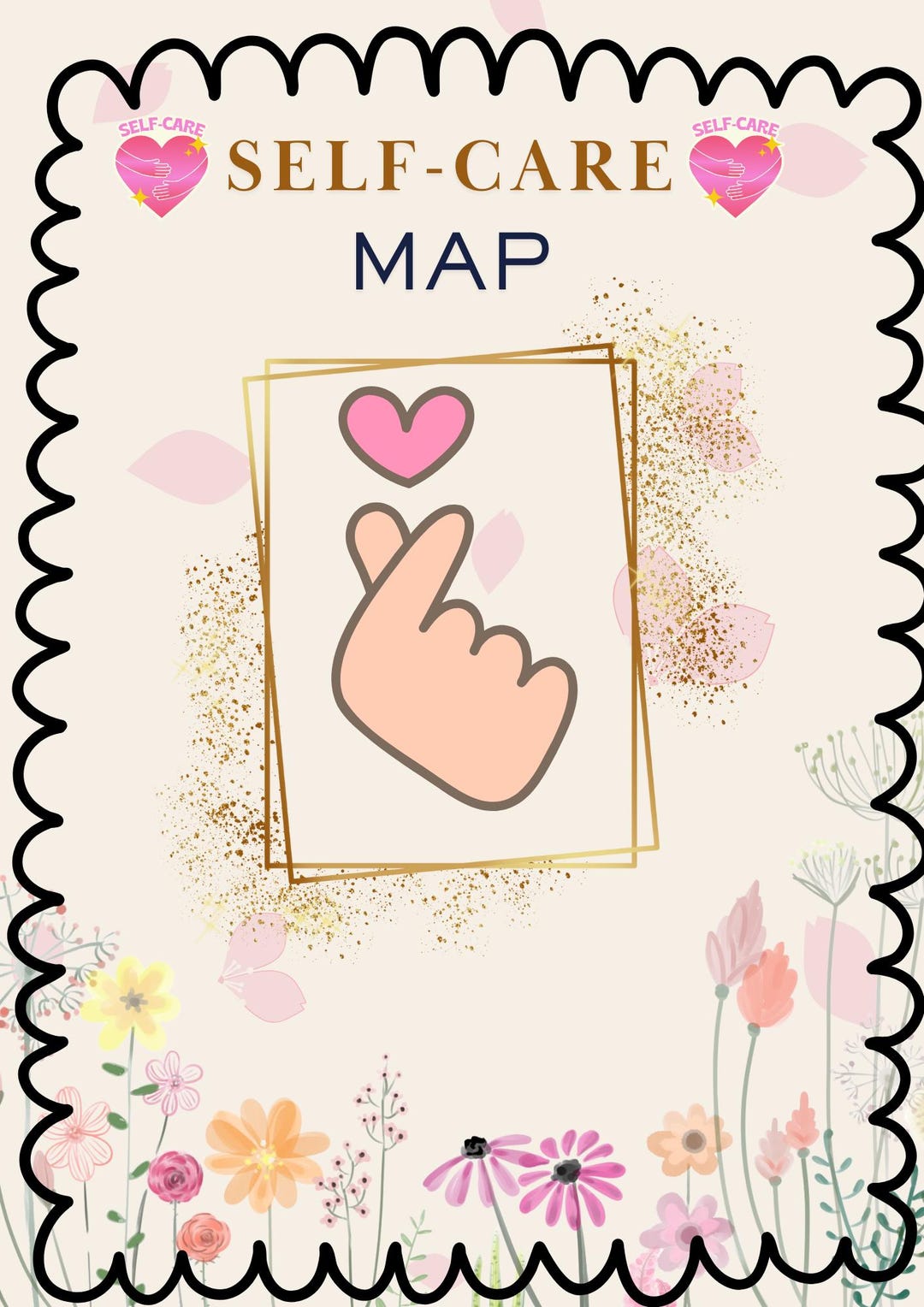 Self-care Map: Journal, Meditation Guide, Daily Checklist & Affirmation ...