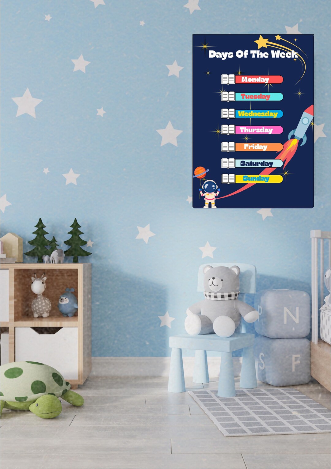 Kids Calendar Chart Printable | Preschool & Kindergarten Learning ...