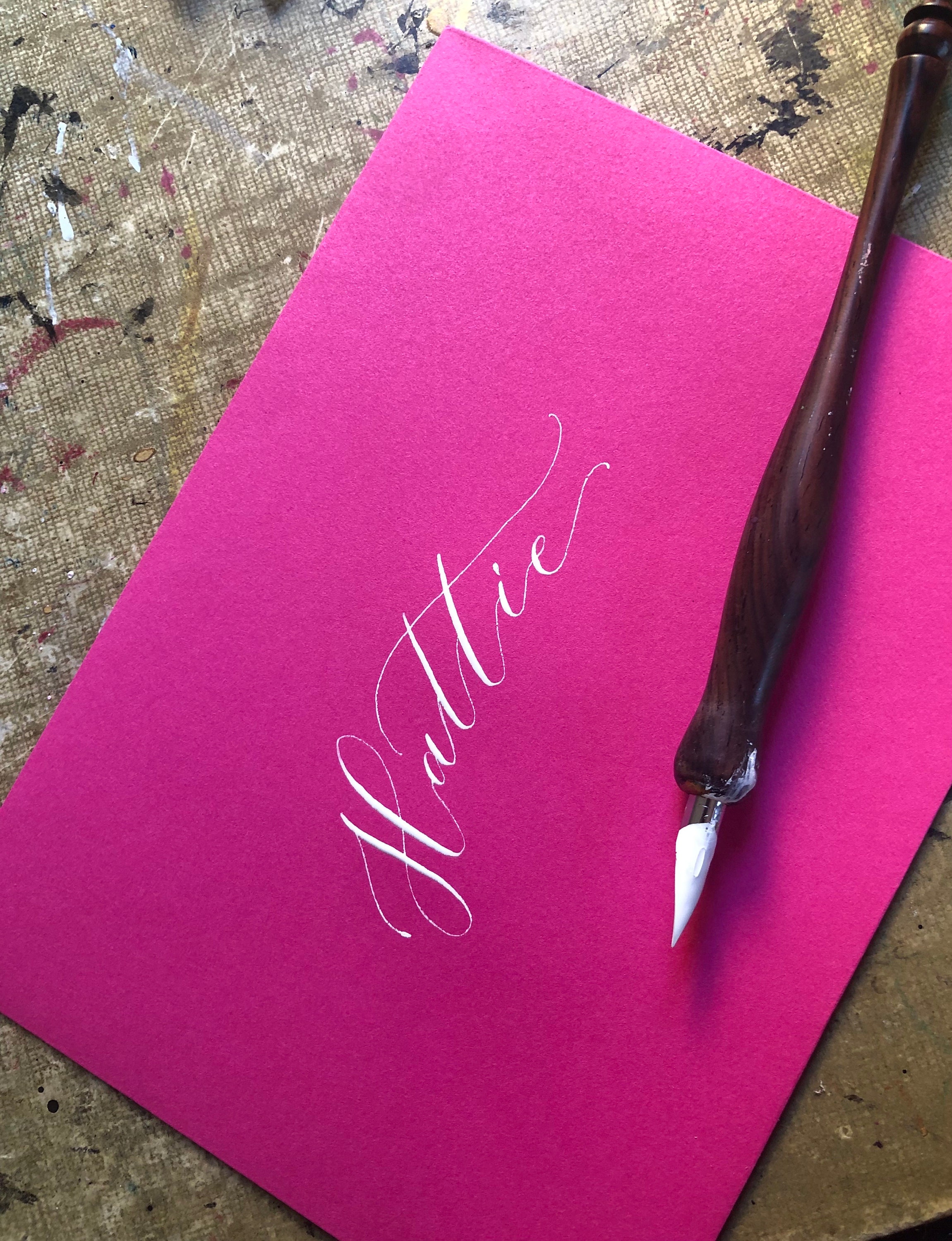 Modern Wedding Envelope Addressing / Hand Calligraphy Envelopes ...
