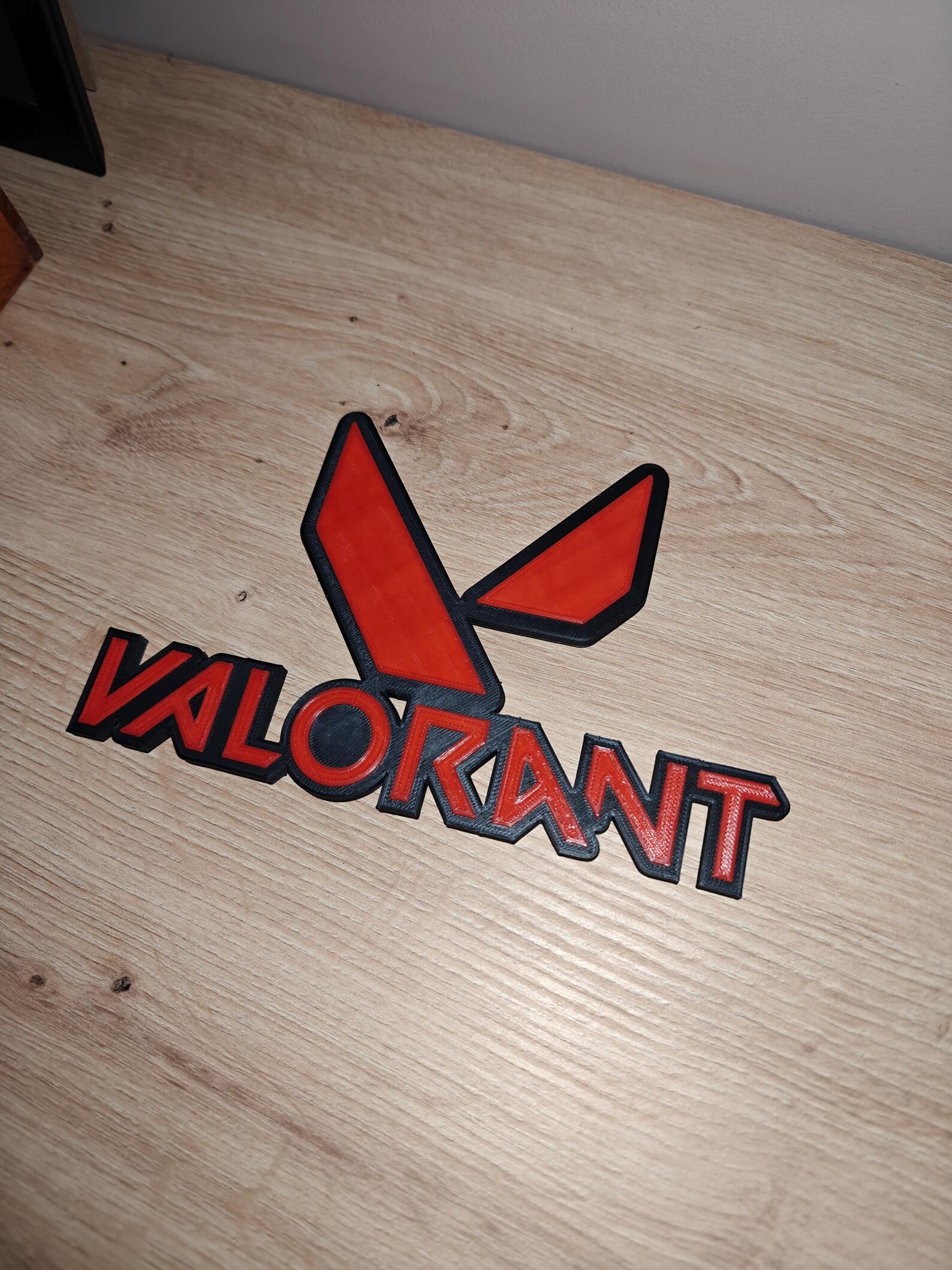Valorant Logo in 3D Print | Unique Gaming Decoration - Etsy