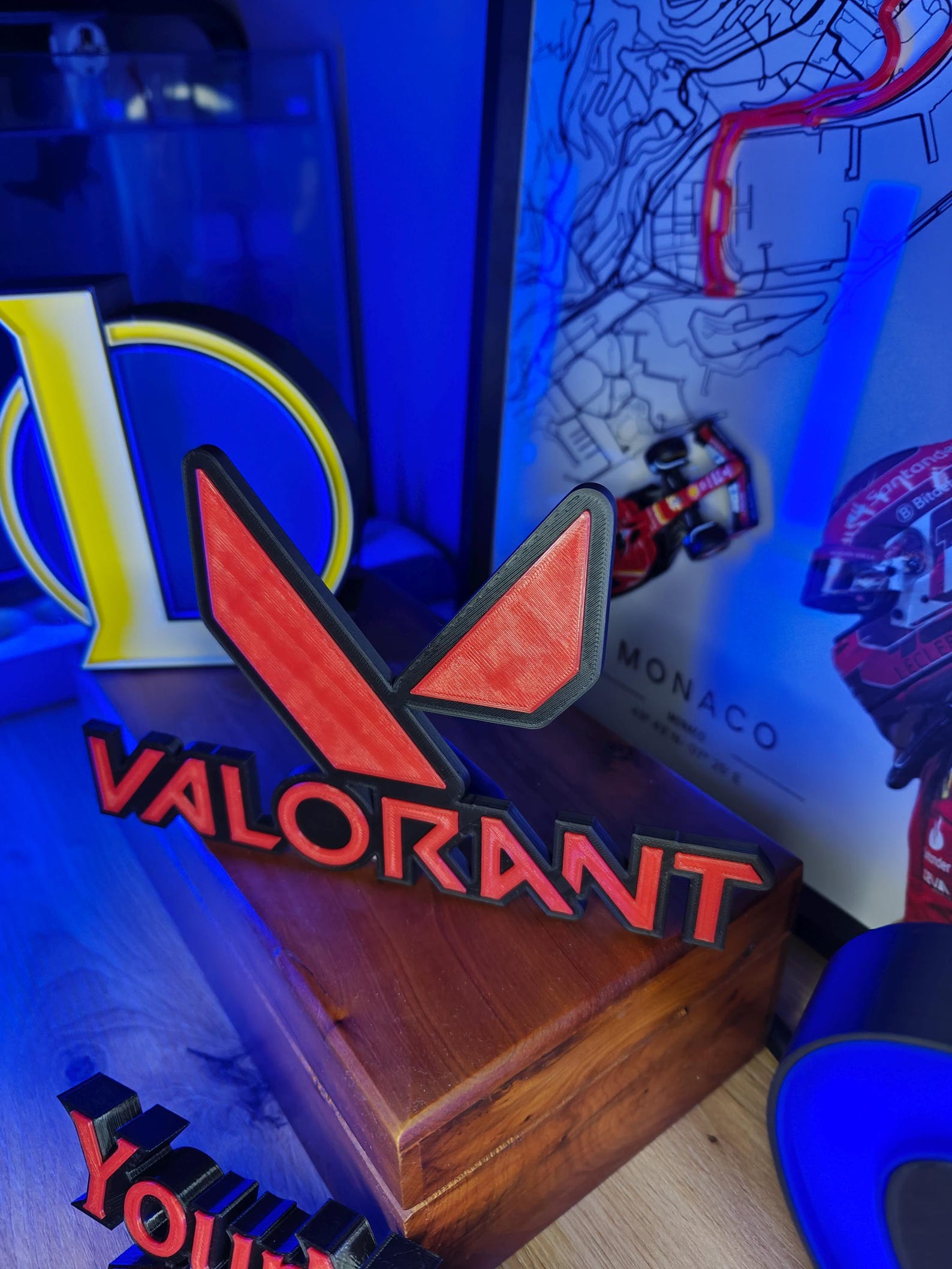 Valorant Logo in 3D Print | Unique Gaming Decoration - Etsy