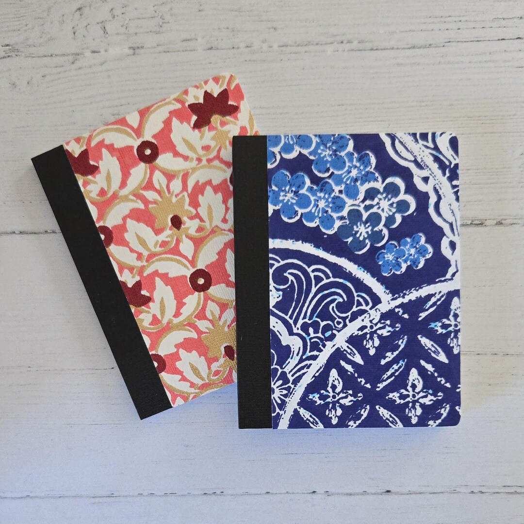 Set of 2 Altered Mini Composition Notebook Journals 50 Blank Lined ...