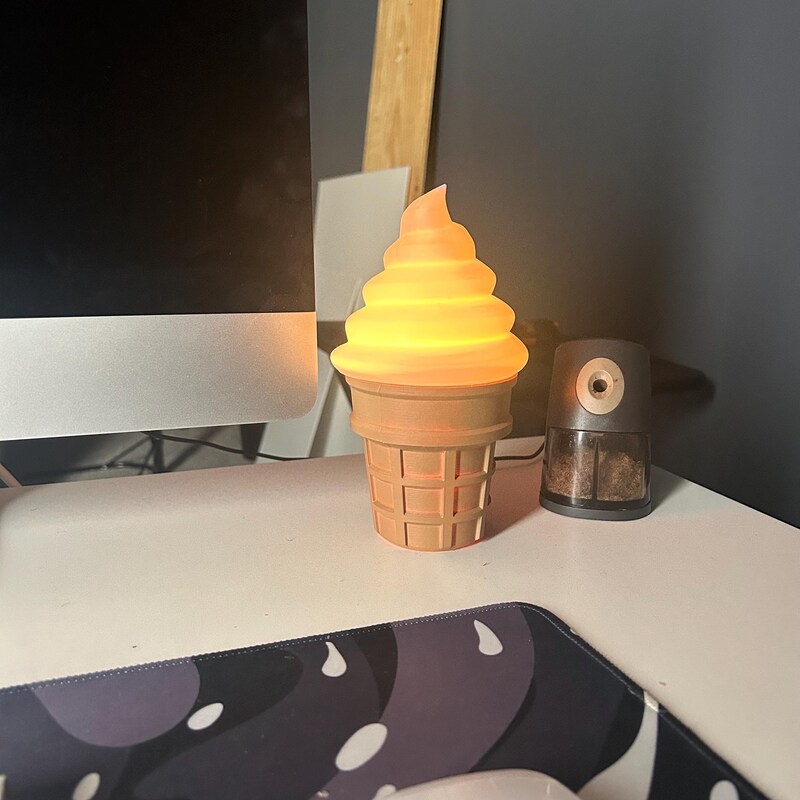 Ice Cream Lamp - Etsy