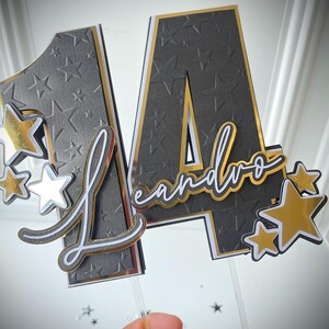Personalized Birthday Cake Topper - Etsy