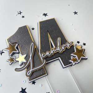 Personalized Birthday Cake Topper - Etsy