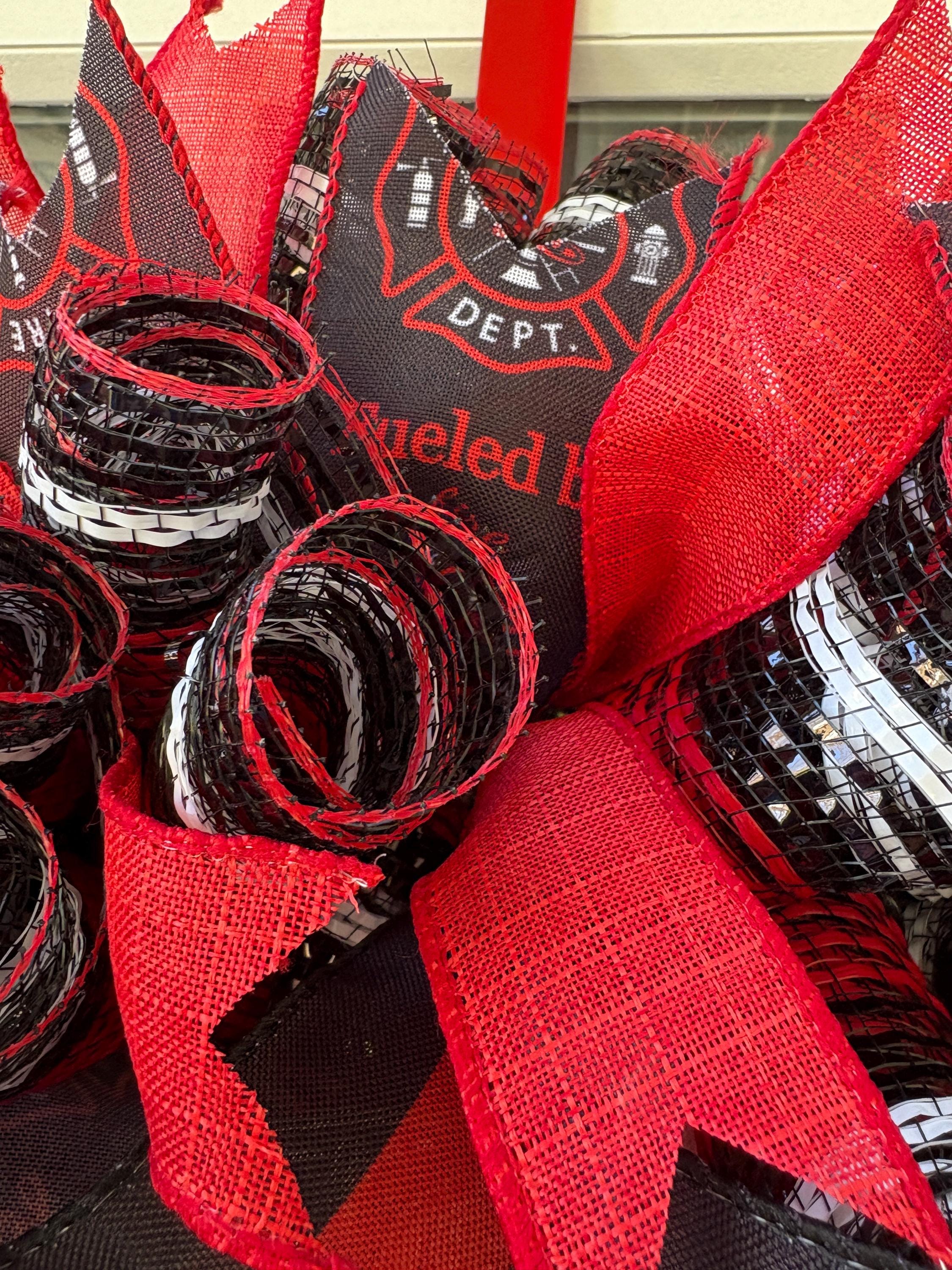 Fireman Wreath, Firefighter Wreath, Hero Wreath, American Hero Wreath ...