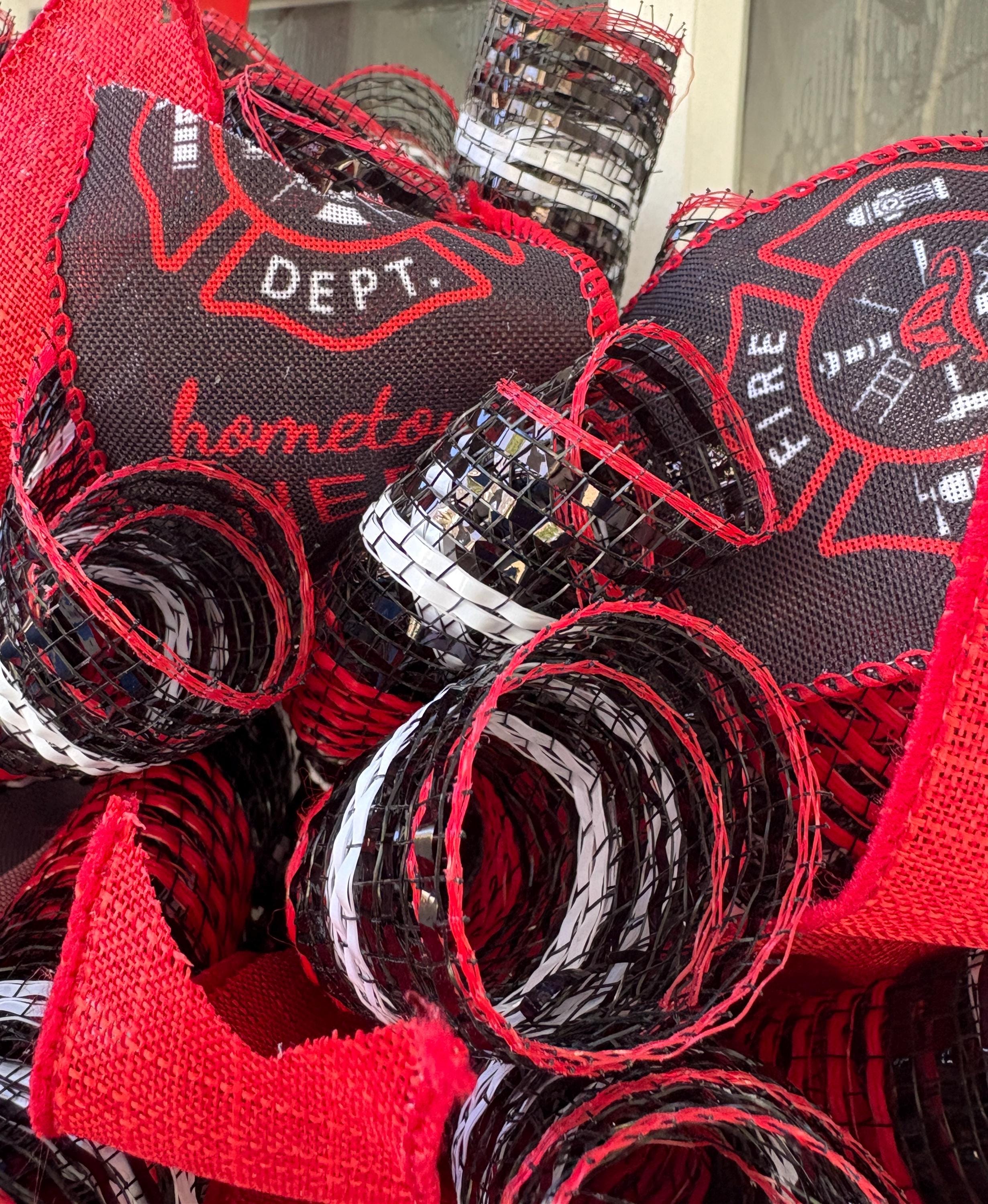 Fireman Wreath, Firefighter Wreath, Hero Wreath, American Hero Wreath ...