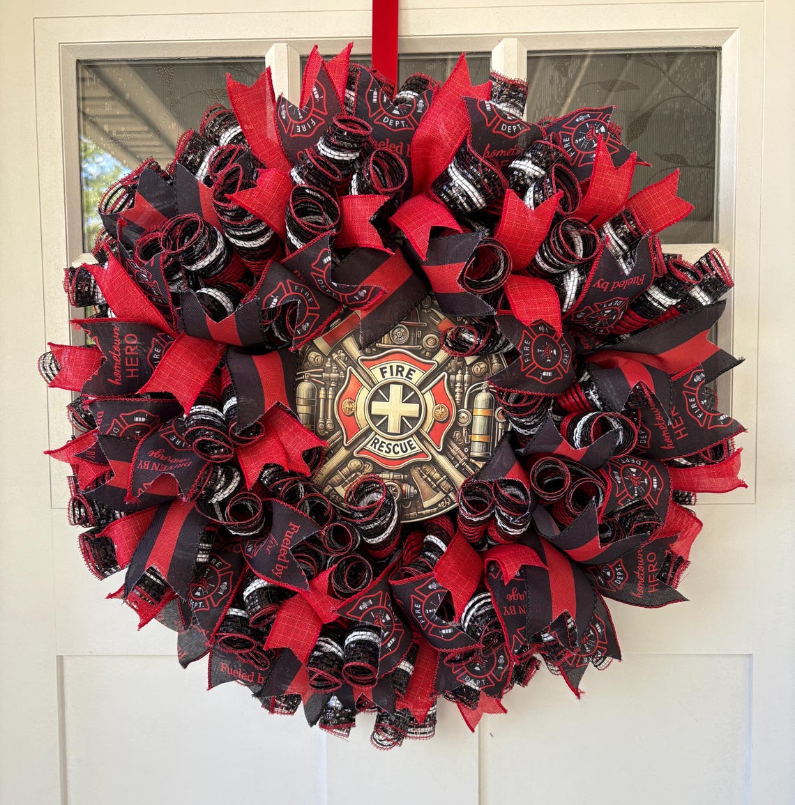 Fireman Wreath, Firefighter Wreath, Hero Wreath, American Hero Wreath ...