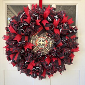 Fireman Wreath, Firefighter Wreath, Hero Wreath, American Hero Wreath ...