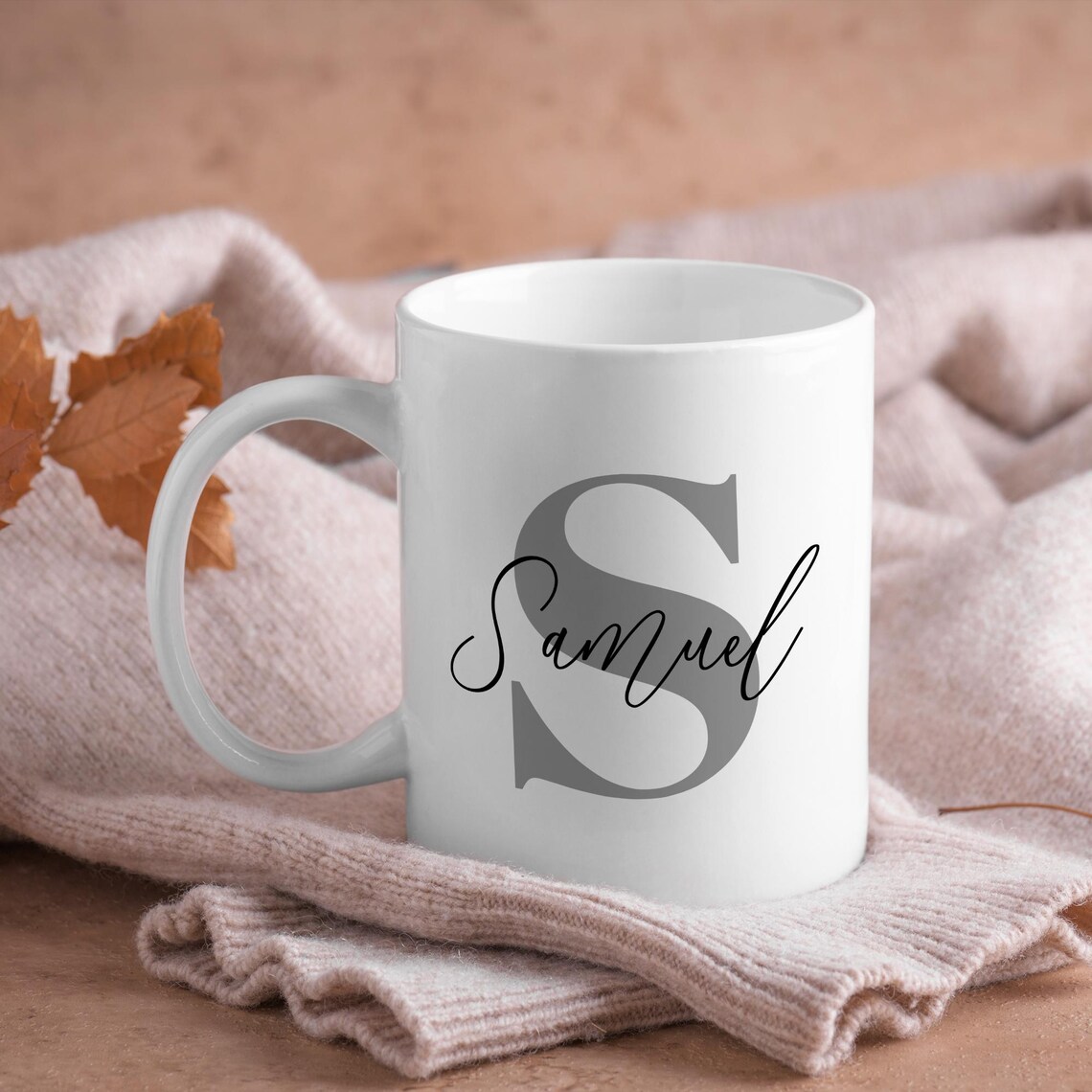 Custom Name Mug, Name Mug, Custom Initial Mug, Monogrammed Mug, Coffee ...