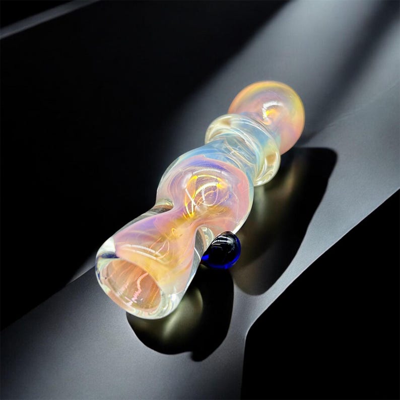 Rose Gold Mini Chillum Glass Pipe Hand Blown, Cute and Compact - Etsy