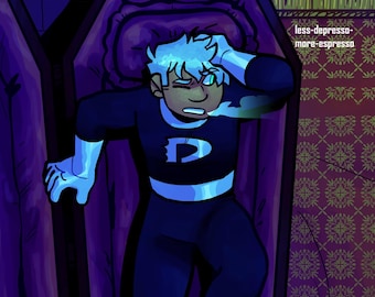 Danny & Blob Ghosts Digital Print - Etsy