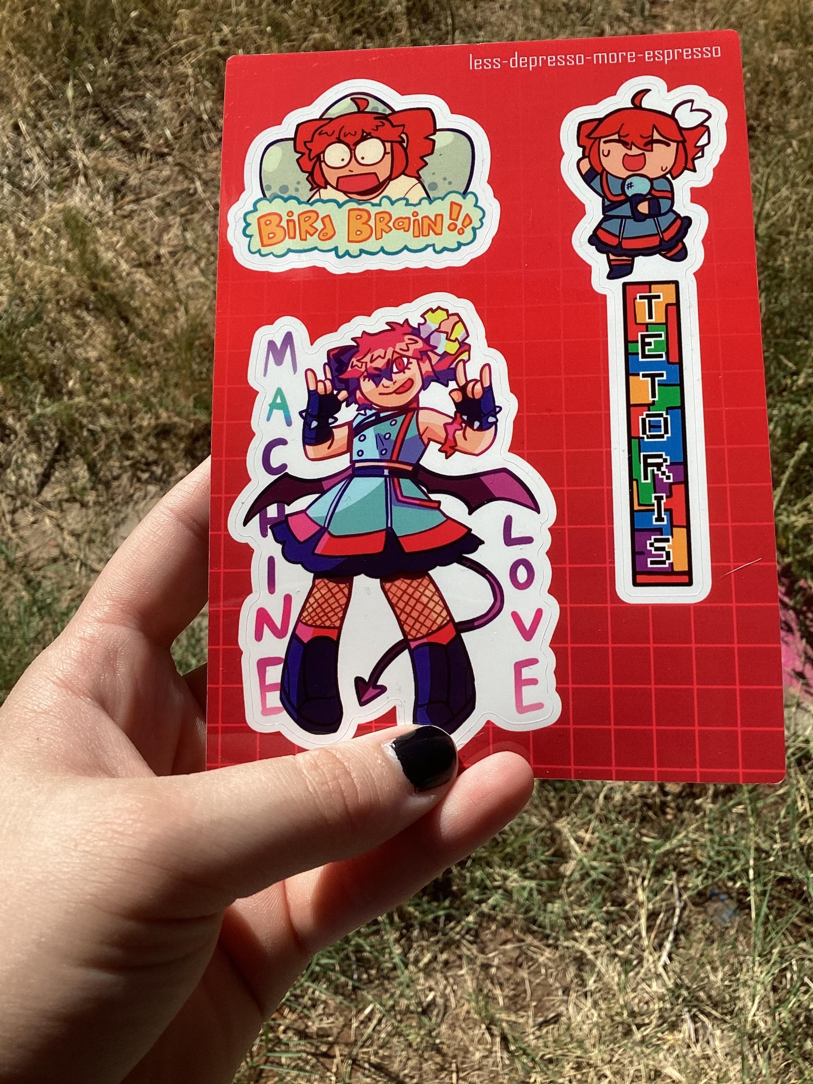 Kasane Teto Sticker Sheet! - Etsy
