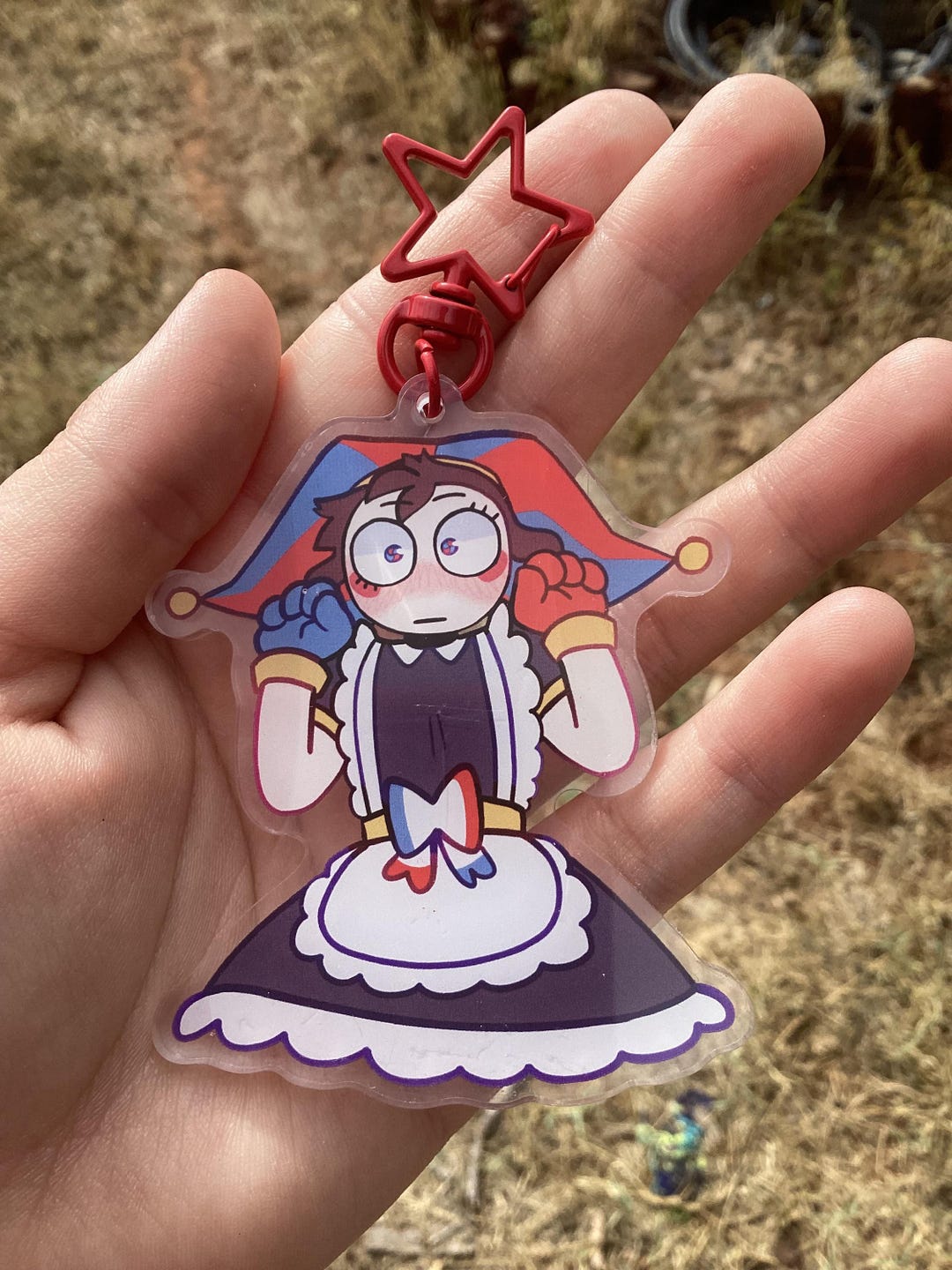 Maid Pomni TADC Keychain - Etsy