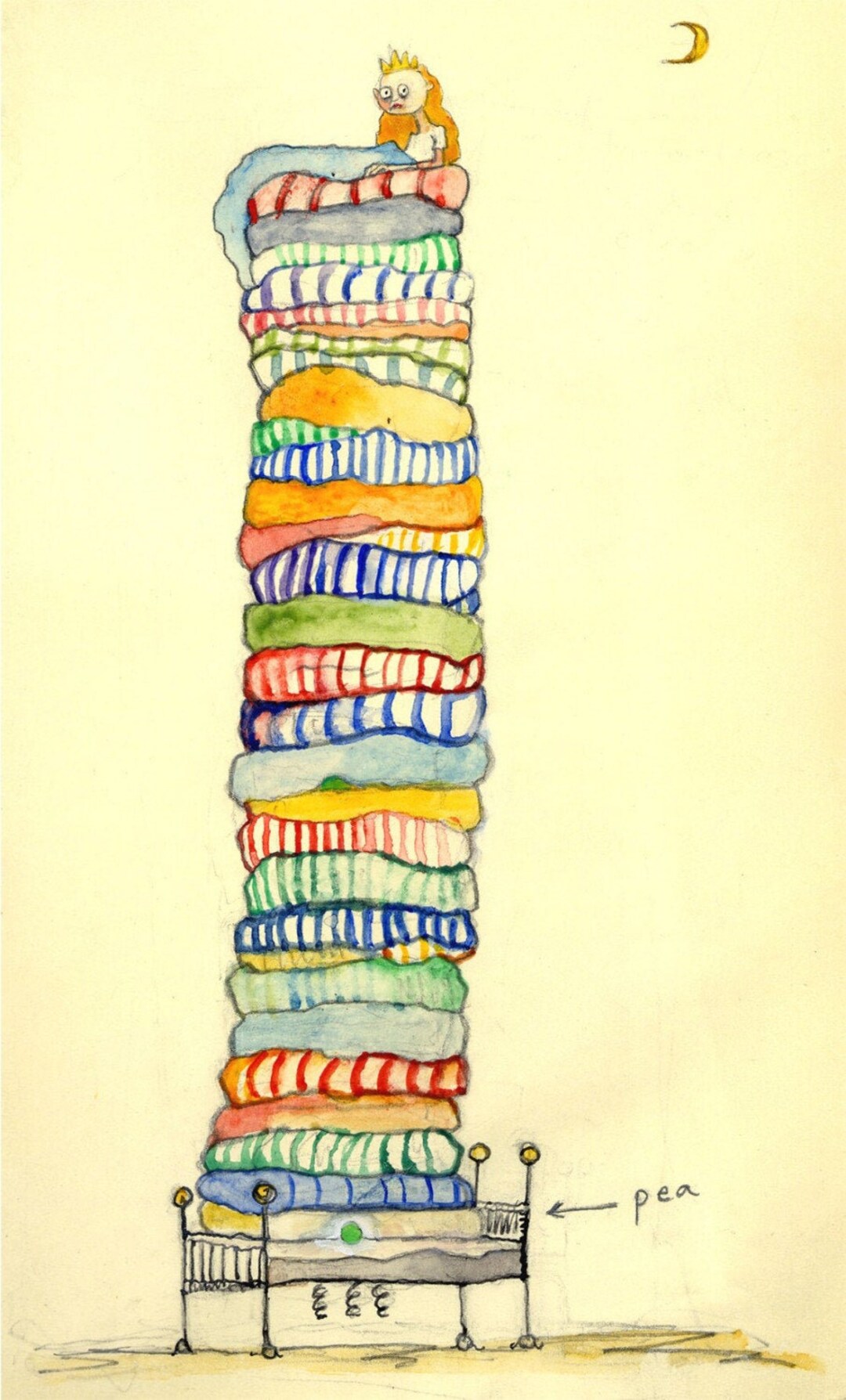 The Princess and the Pea - Etsy