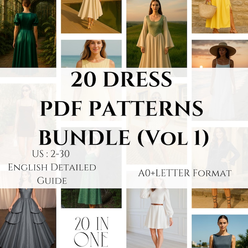 The Bold One Dress Pattern - Etsy