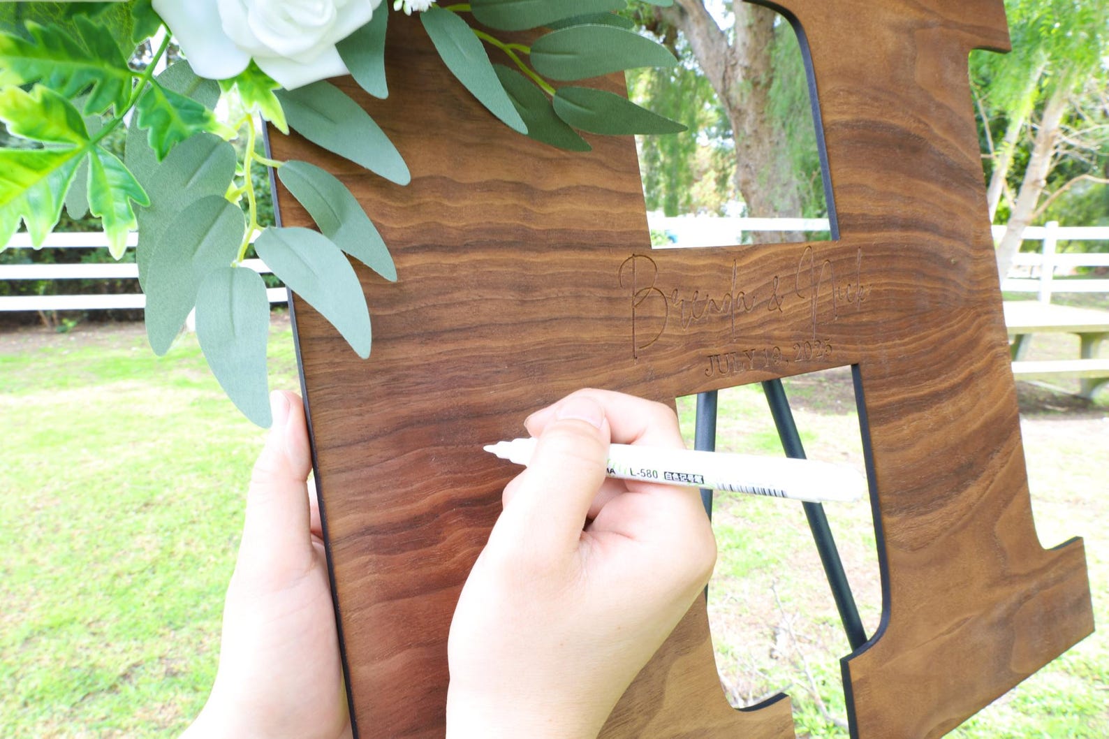 Custom Letter Guest Book,wedding Guest Book,monogram Guest Book ...