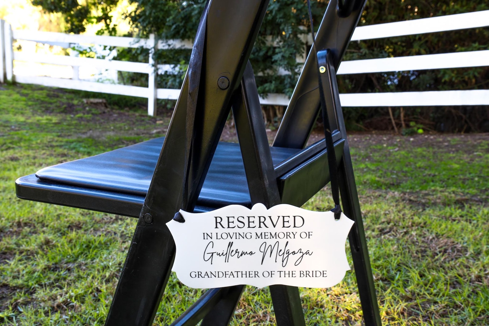 Reserved in Loving Memory,wedding Memorial Sign,remembrance Wedding ...